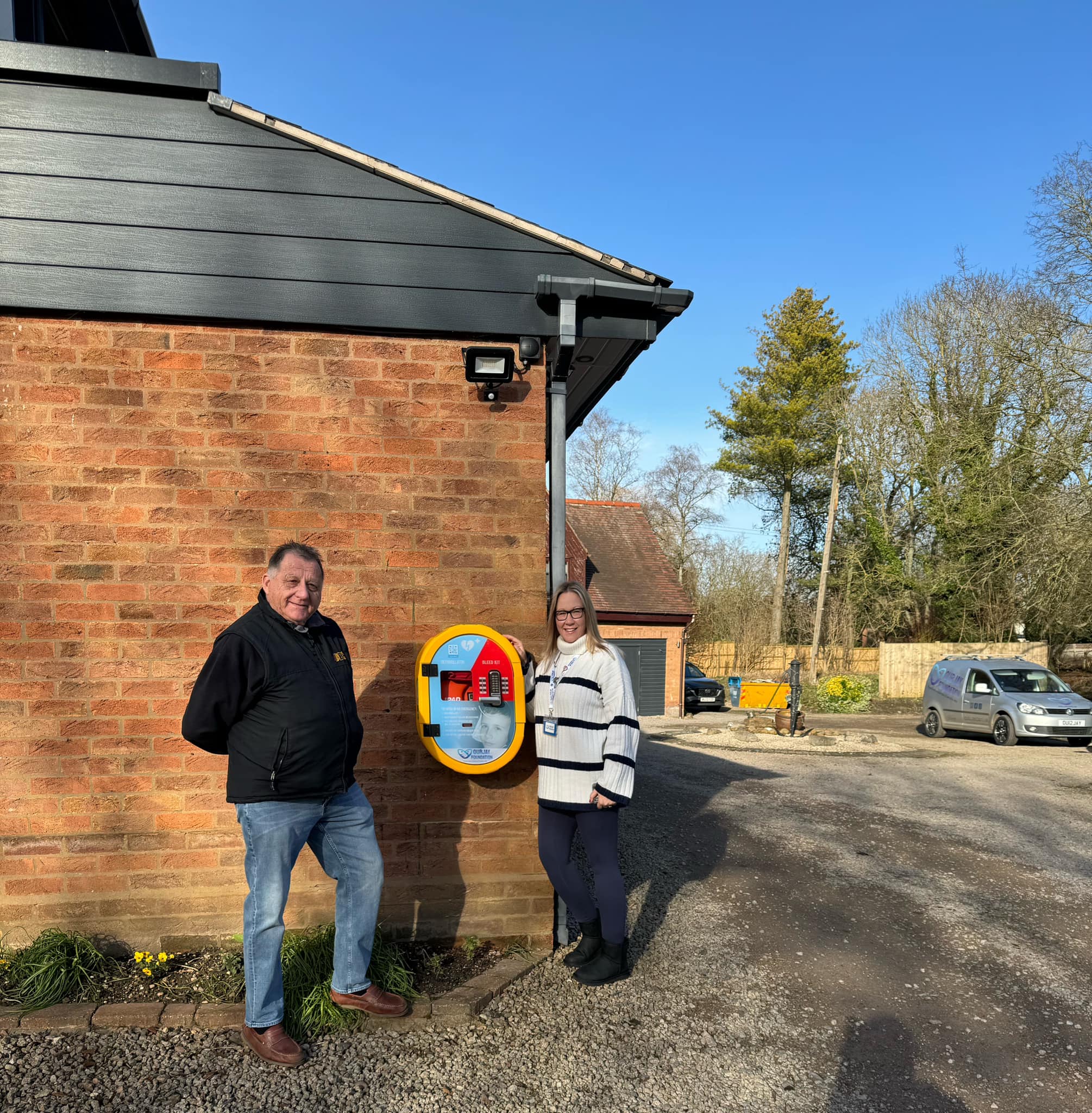 Team ABC Support OurJays Accessible Defibrillators - Wordpress Site